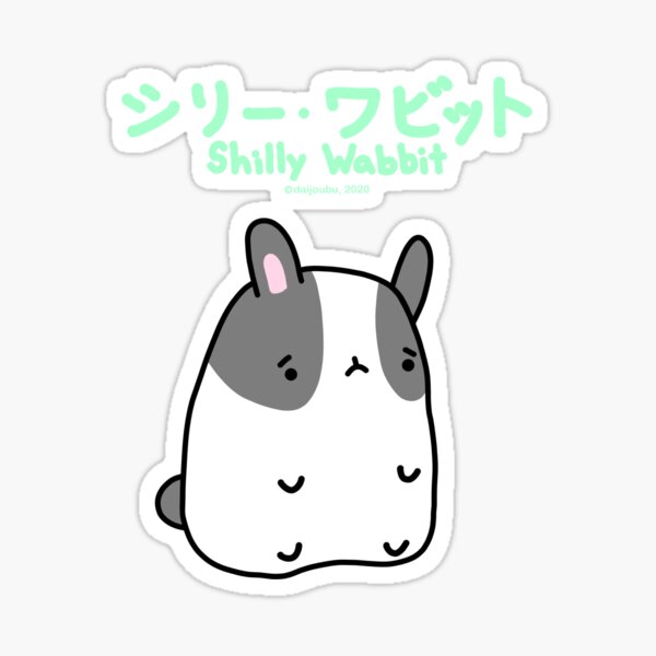 "[Wamu Wabbit] Chubby Dutch Bunny Rabbit" Sticker for Sale by ...