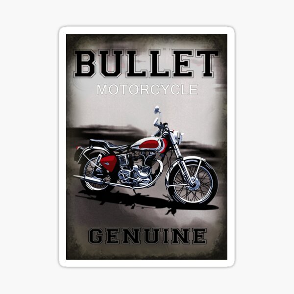 "Genuine Bullet" Sticker for Sale by thepeanutline | Redbubble