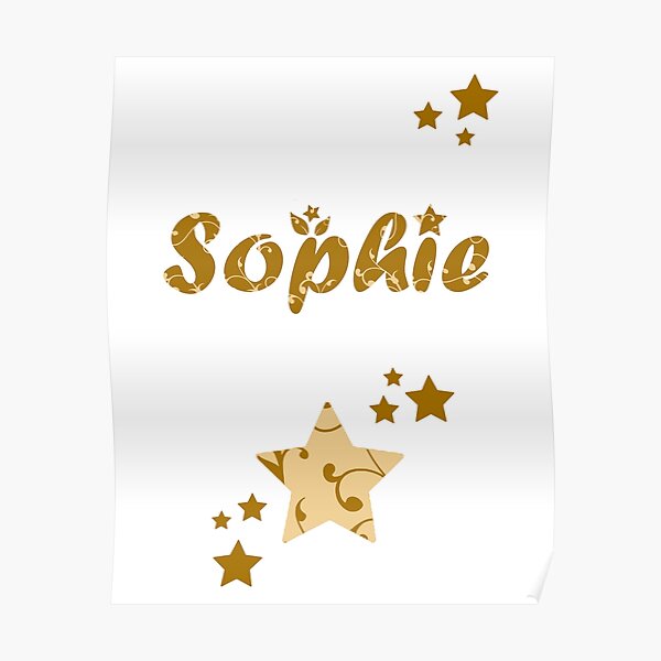 Sophie Name Posters | Redbubble