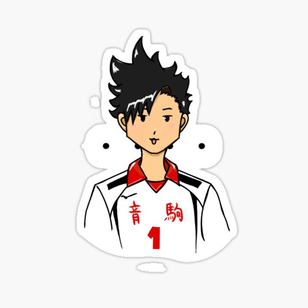 "Haikyuu Sticker | Kuroo Testurou" Sticker for Sale by wannablee ...