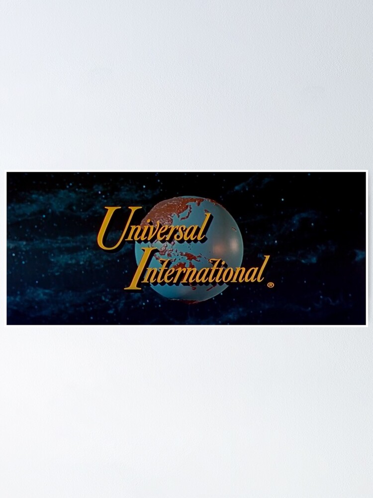 "Universal International Logo" Poster for Sale by MovieFunTime | Redbubble