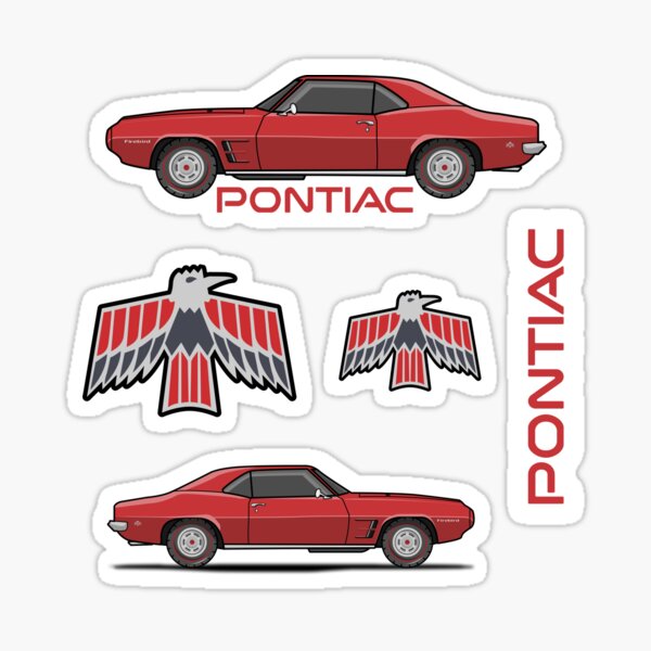 "1969 Pontiac Firebird" Sticker for Sale by cc34cc | Redbubble