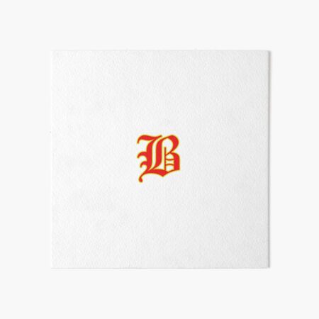 "Letter B - Old English Style" Art Board Print for Sale by Quotes-I ...