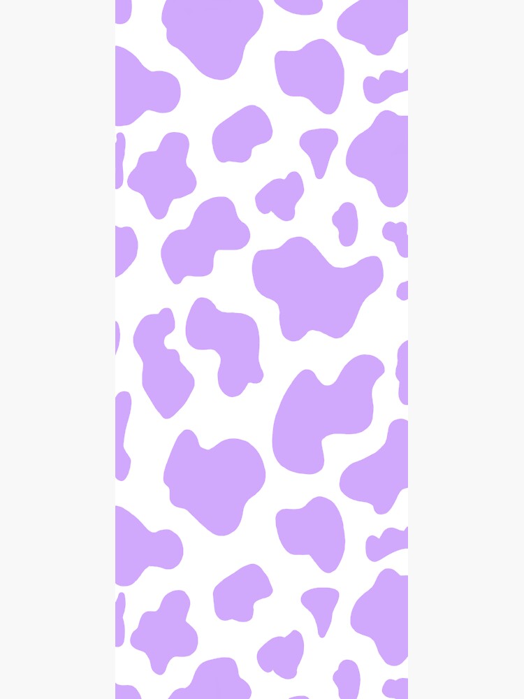 "Cow Print - Purple Pattern" Sticker for Sale by Sewcrewstore | Redbubble