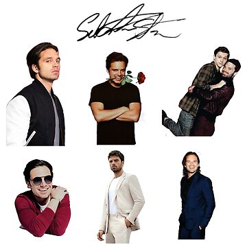"Sebastian Stan Inspired Sticker Pack" Sticker for Sale by katieeh21 ...