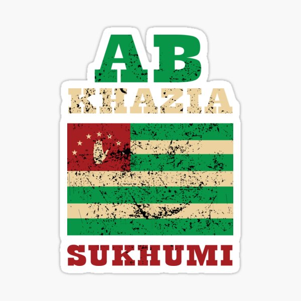 "Flag of Abkhazia" Sticker for Sale by KewaleeTee | Redbubble