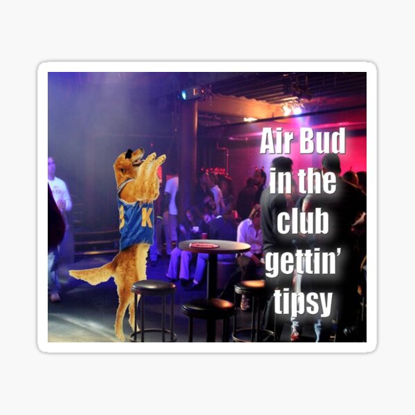 "Air Bud" Sticker for Sale by lizzygirlyoung | Redbubble
