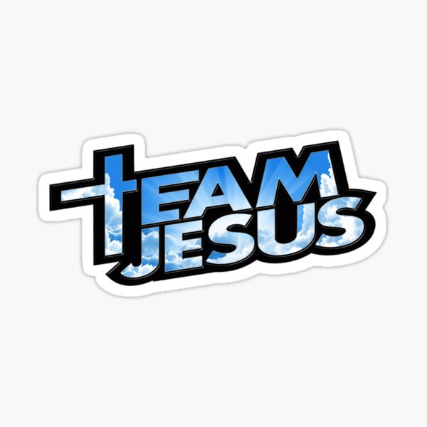"Team Jesus" Sticker for Sale by rubenarocho | Redbubble