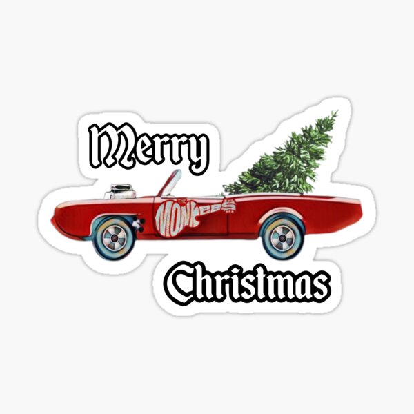 "The Monkees Christmas " Sticker for Sale by whatchagondo | Redbubble
