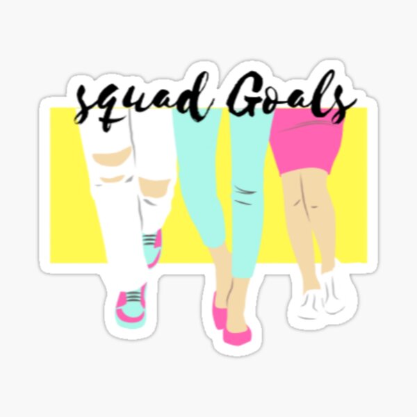 "Girl Squad " Sticker for Sale by VSHine | Redbubble