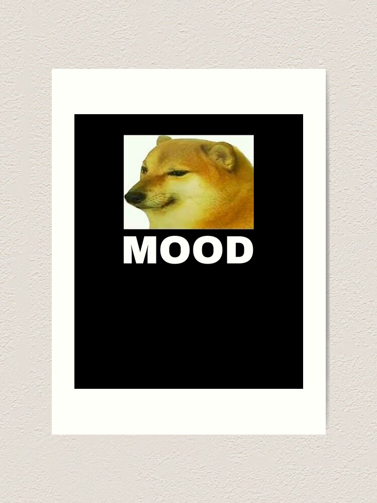 "Sad cheems doge" Art Print by srturk | Redbubble
