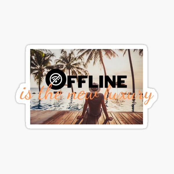 "Offline" Sticker for Sale by TitanandKO | Redbubble