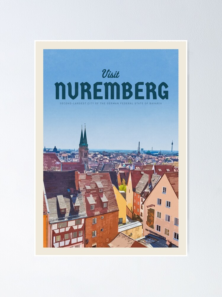 "Visit Nuremberg " Poster for Sale by CallumGardiner | Redbubble
