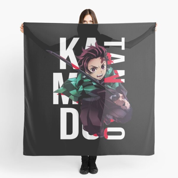 Kamado Tanjiro Kimetsu No Yaiba Demon Slayer Scarves | Redbubble