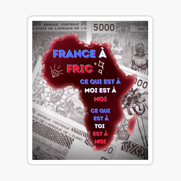 "France at FRIC - What is yours is mine." Sticker for Sale by ...