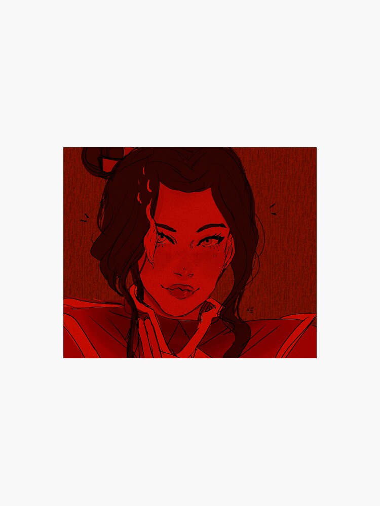 "Avatar the last airbender Azula" Sticker by Aletobubble | Redbubble