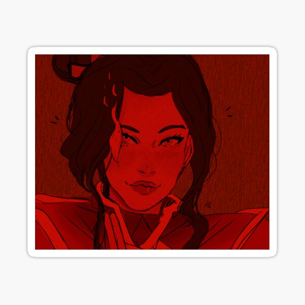 "Avatar the last airbender Azula" Sticker by Aletobubble | Redbubble