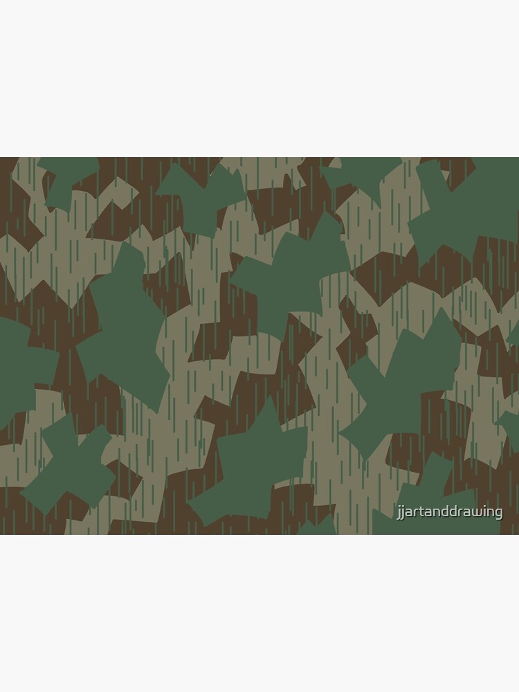 "world war 2 german camouflage. Splittermuster." Canvas Print for Sale ...