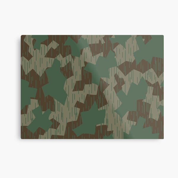 "world war 2 german camouflage. Splittermuster." Metal Print for Sale ...
