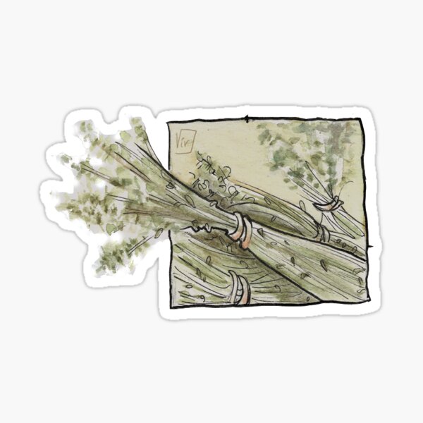 "Watercolored Oregano" Sticker for Sale by Viviannart | Redbubble