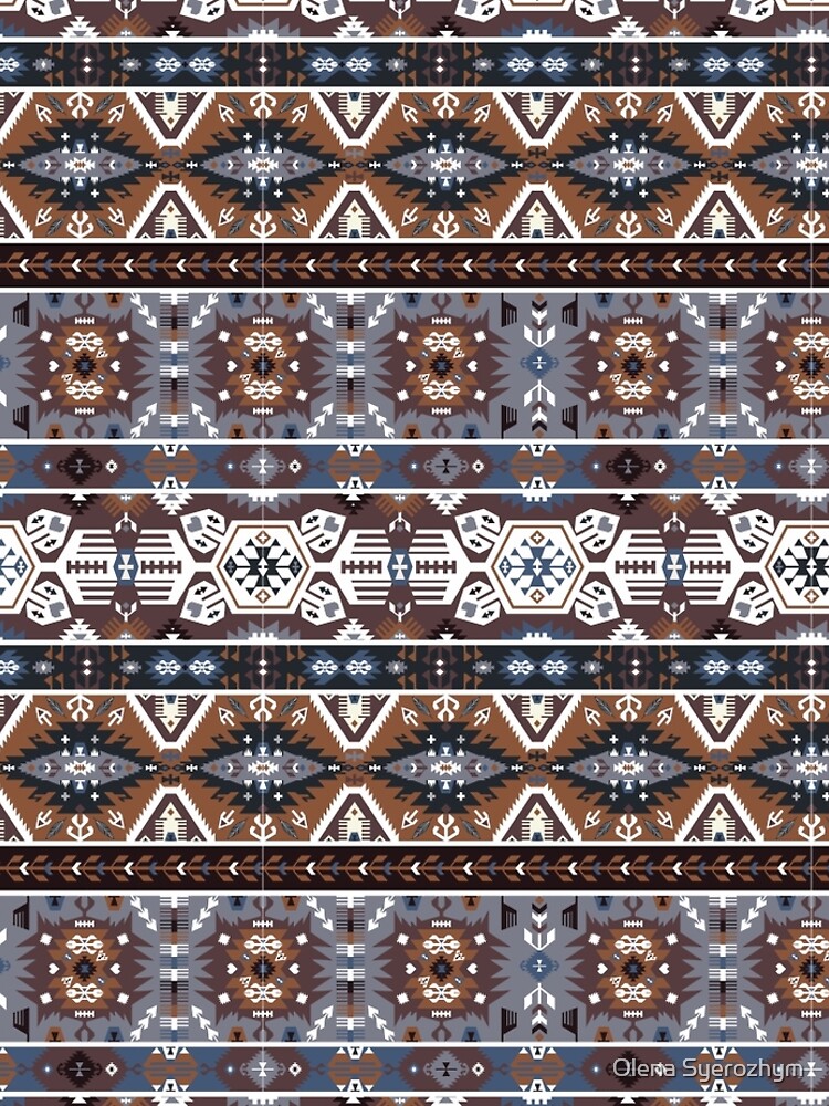 Decorative Noir Pattern In Tribal Style Leggings Designed & Sold By ...