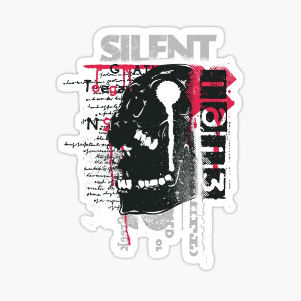 "Silent" Sticker by Fozy-Shop-Tees | Redbubble