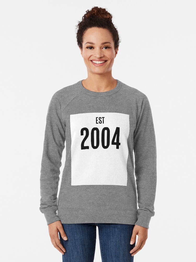 "Established 2004 | Est 2004" Lightweight Sweatshirt for Sale by art ...