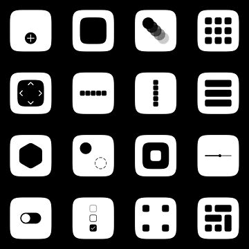 "Flutter Widgets - Black" Sticker for Sale by Mechashadow | Redbubble