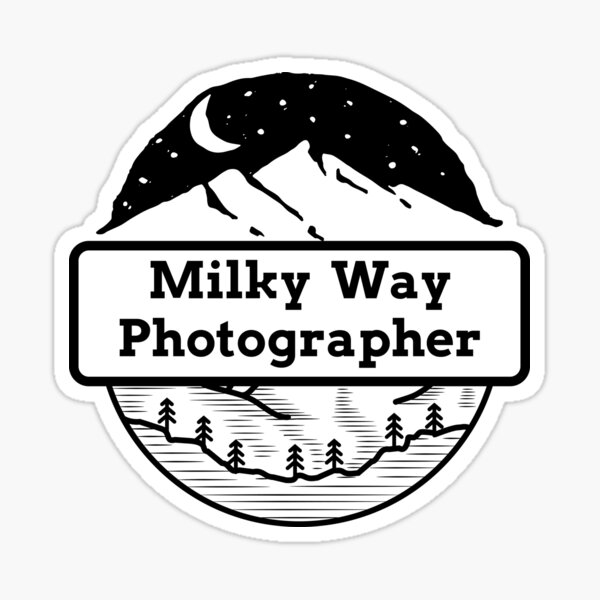 "Milky Way Photographer" Sticker by IronMark19 | Redbubble