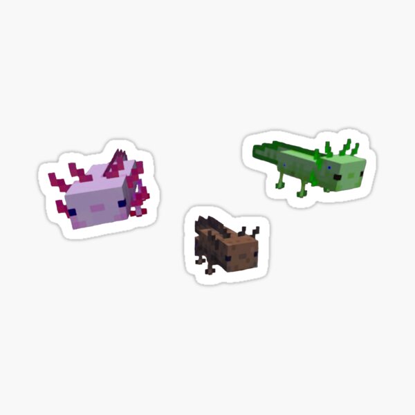 Minecraft axolotl stickerset! Paper, Party & Kids Papercraft etna.com.pe