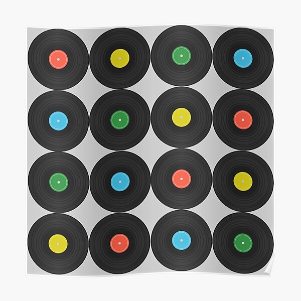 Music Disks Posters | Redbubble