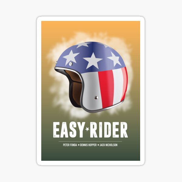 "Easy Rider- Alternative Movie Poster" Sticker for Sale by ...