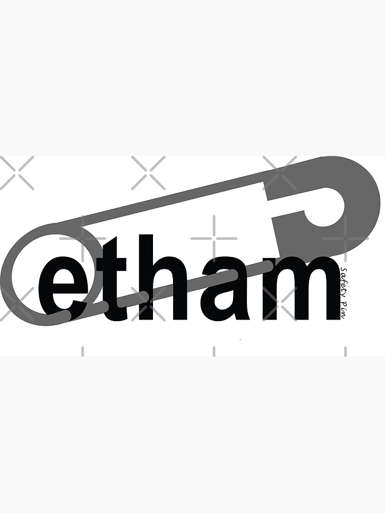 "Etham - Safety Pin " Poster by TheQueuingLife | Redbubble
