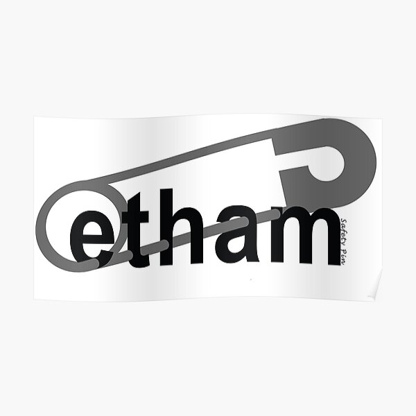 "Etham - Safety Pin " Poster by TheQueuingLife | Redbubble