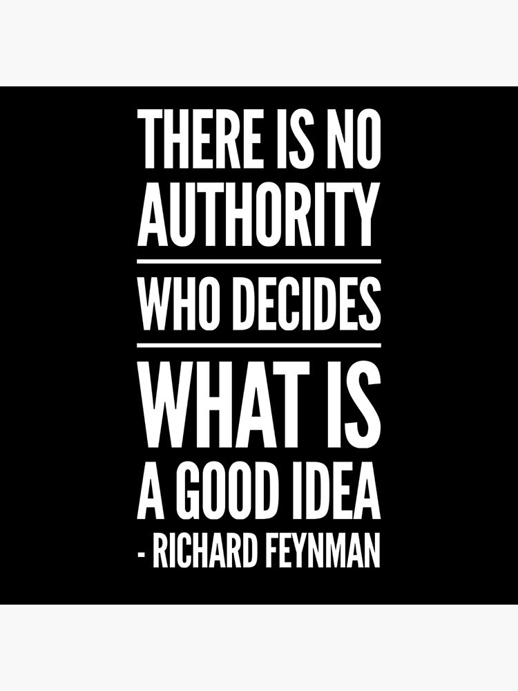 "Richard Feynman Quote" Poster by feynmanismstore | Redbubble