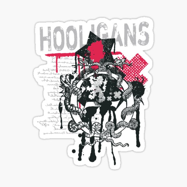 "HOOLIGANS" Sticker for Sale by Fozy-Shop-Tees | Redbubble