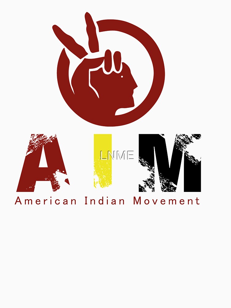 "American Indian Movement Flag" T-shirt by LNME | Redbubble | american ...