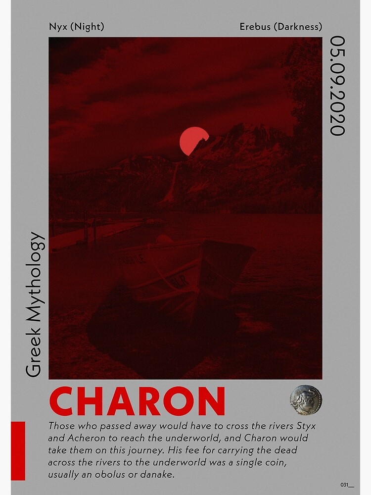 Charon Greek Mythology Premium Matte Vertical Poster sold by Emily ...