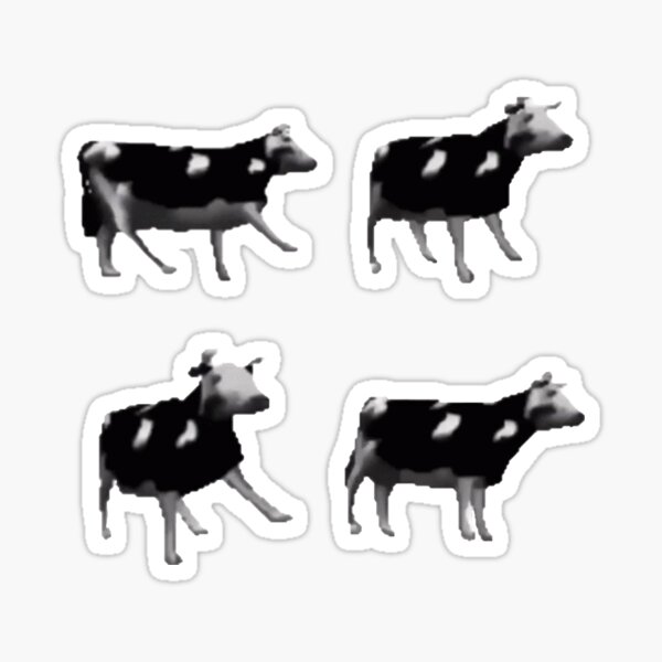 Pegatinas: Vaca Bailando | Redbubble