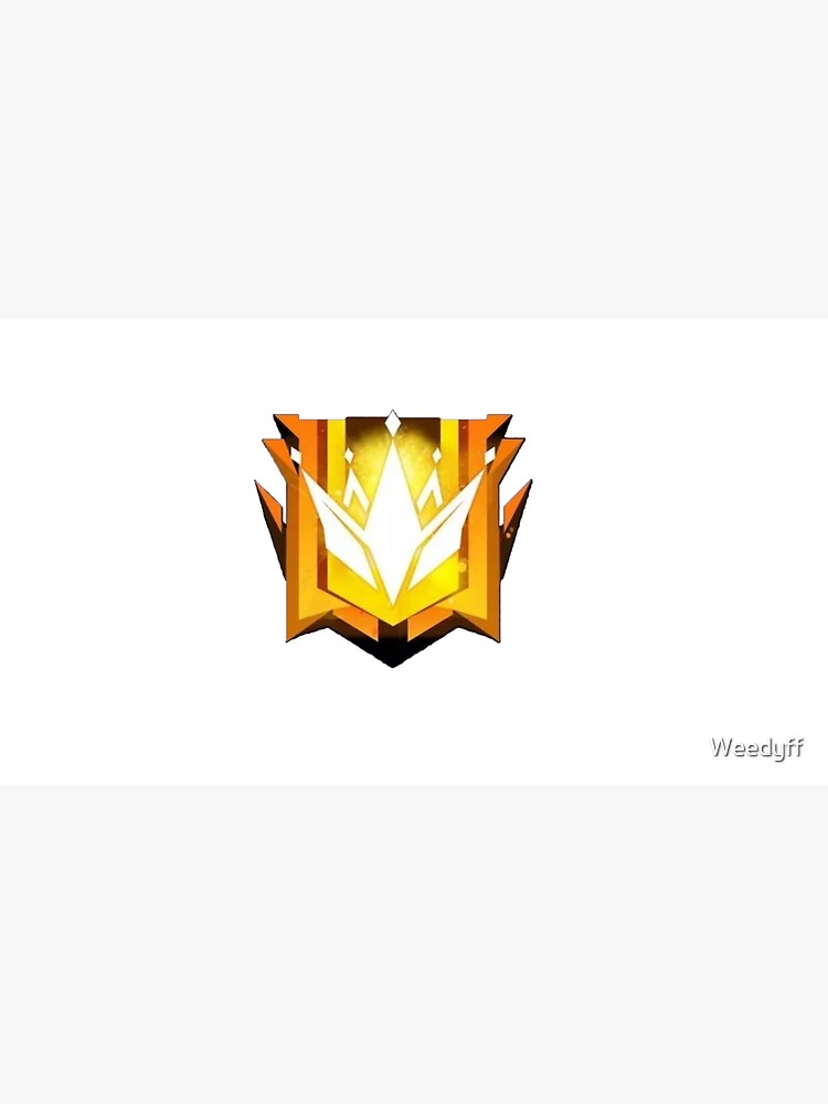 "Free fire grandmaster " Sticker for Sale by Weedyff | Redbubble