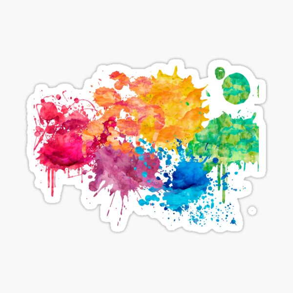 "Paint Splash" Sticker by BleuSky | Redbubble