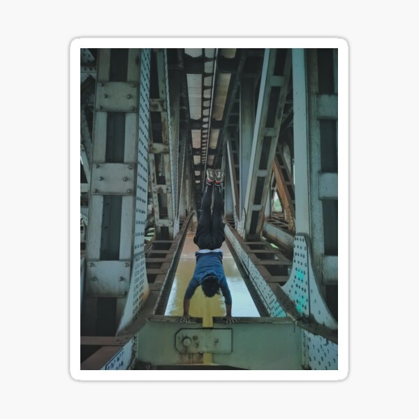 "Holding the ground" Sticker by urbxlife | Redbubble