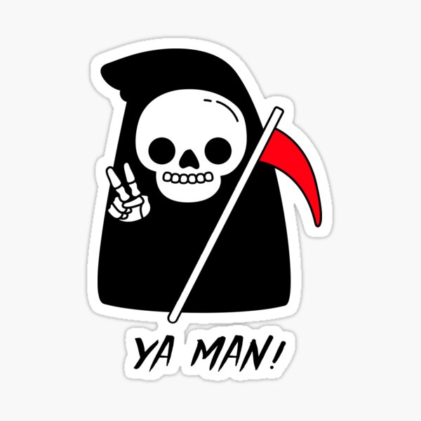 "YA MAN!" Sticker for Sale by AXstore | Redbubble