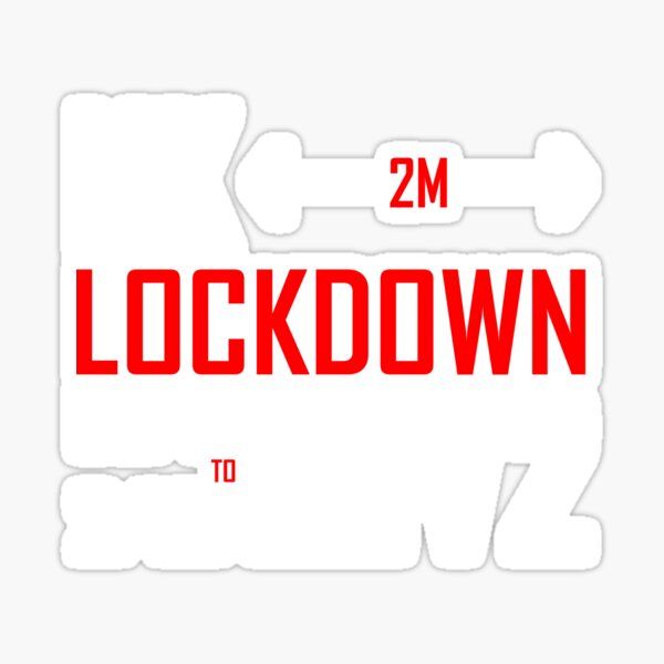 "UK Lockdown 2 - Lockdown V2 - 2 Metres" Sticker for Sale by AJ ...