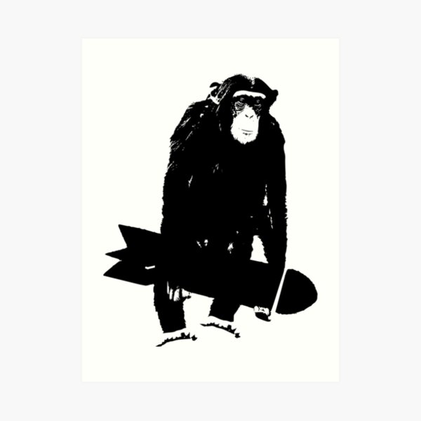 Monkey Bomb Art Prints | Redbubble