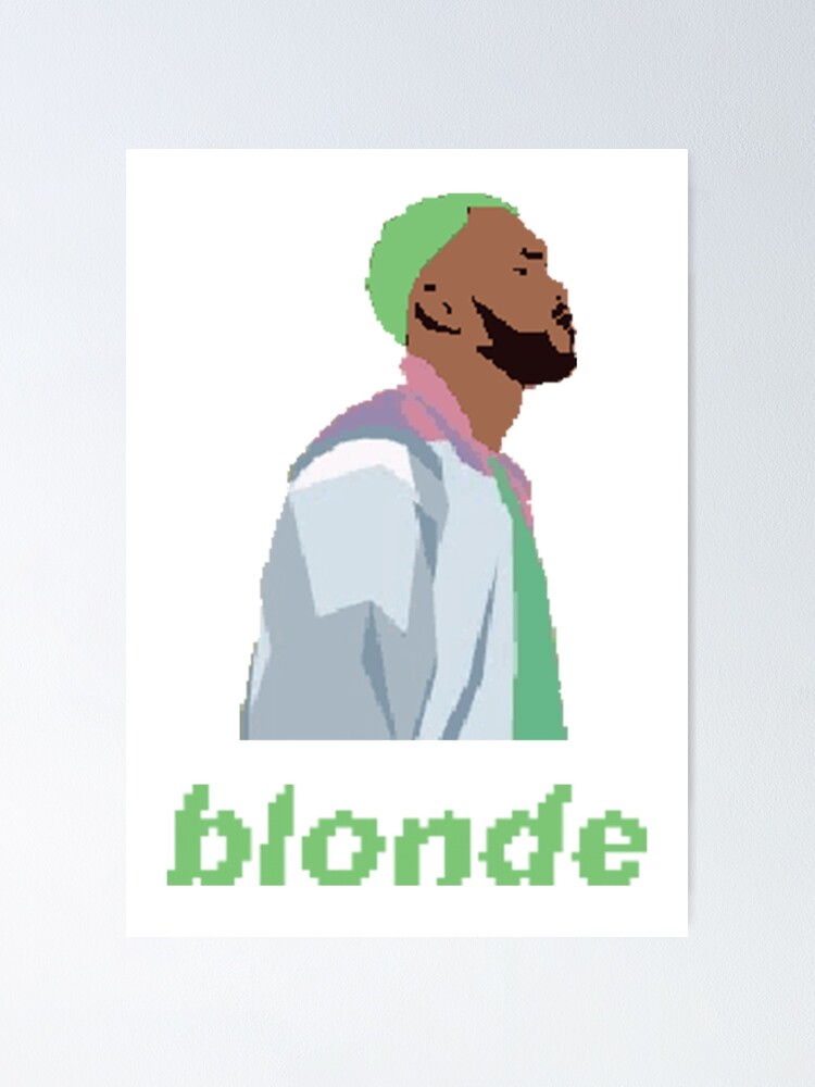 "Frank Ocean - Blonde / Pixel / 8-bit style" Poster for Sale by gd19 ...
