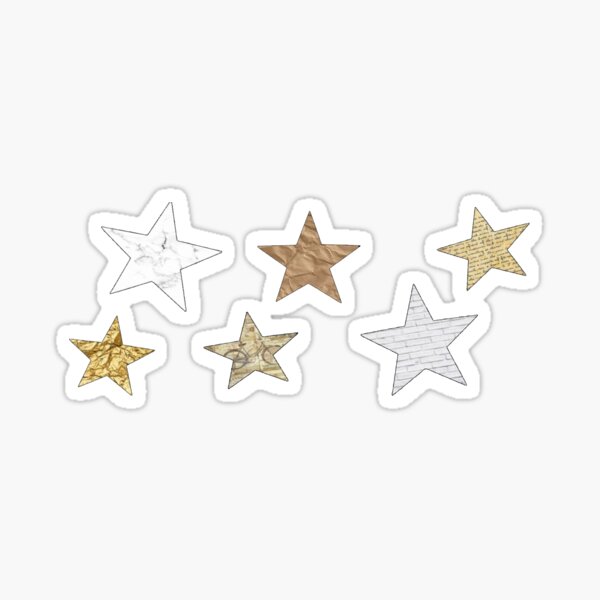 "Aesthetic stars" Sticker for Sale by NadyaNaidenova | Redbubble