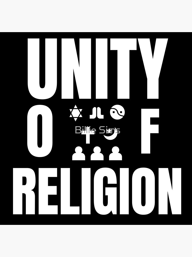 "Unity of Religion" Poster for Sale by crysis365 | Redbubble