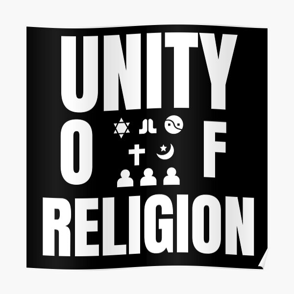 "Unity of Religion" Poster for Sale by crysis365 | Redbubble
