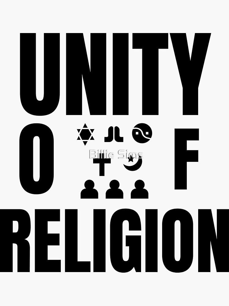 "Unity of Religion" Sticker for Sale by crysis365 | Redbubble